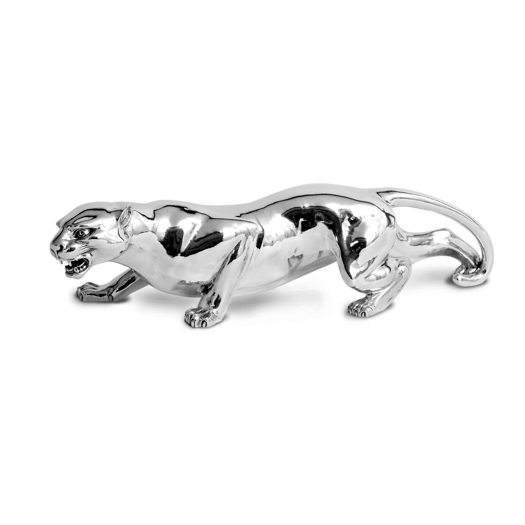 Silver Panther Ornament - Silverbasket | Silver Animals Figures ...